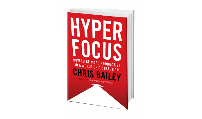 My next book, Hyperfocus, is now available for preorder! - Chris Bailey